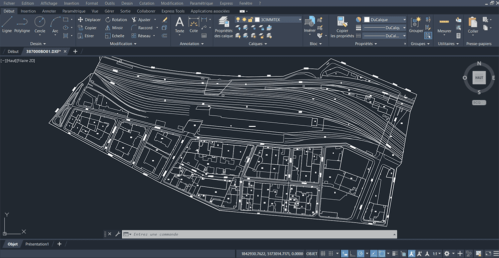 Ray Formation - Obtenez n'importe quel cadastre au format DXF